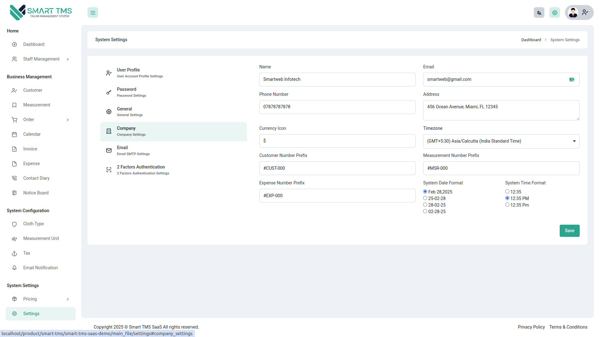 Smart TMS SaaS - Tailor Management System by smartwebinfotech | CodeCanyon