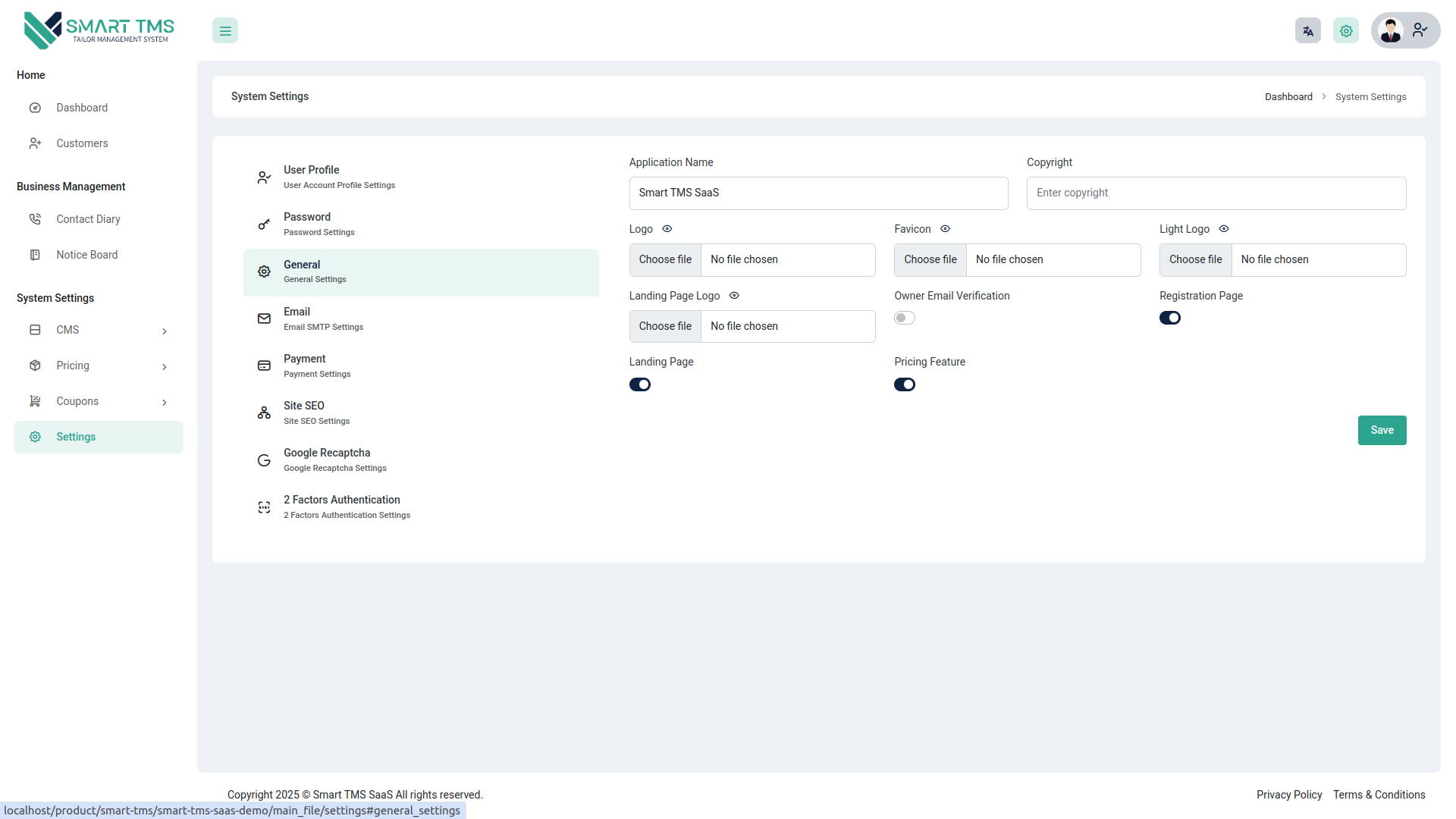 Smart TMS SaaS - Tailor Management System by smartwebinfotech | CodeCanyon