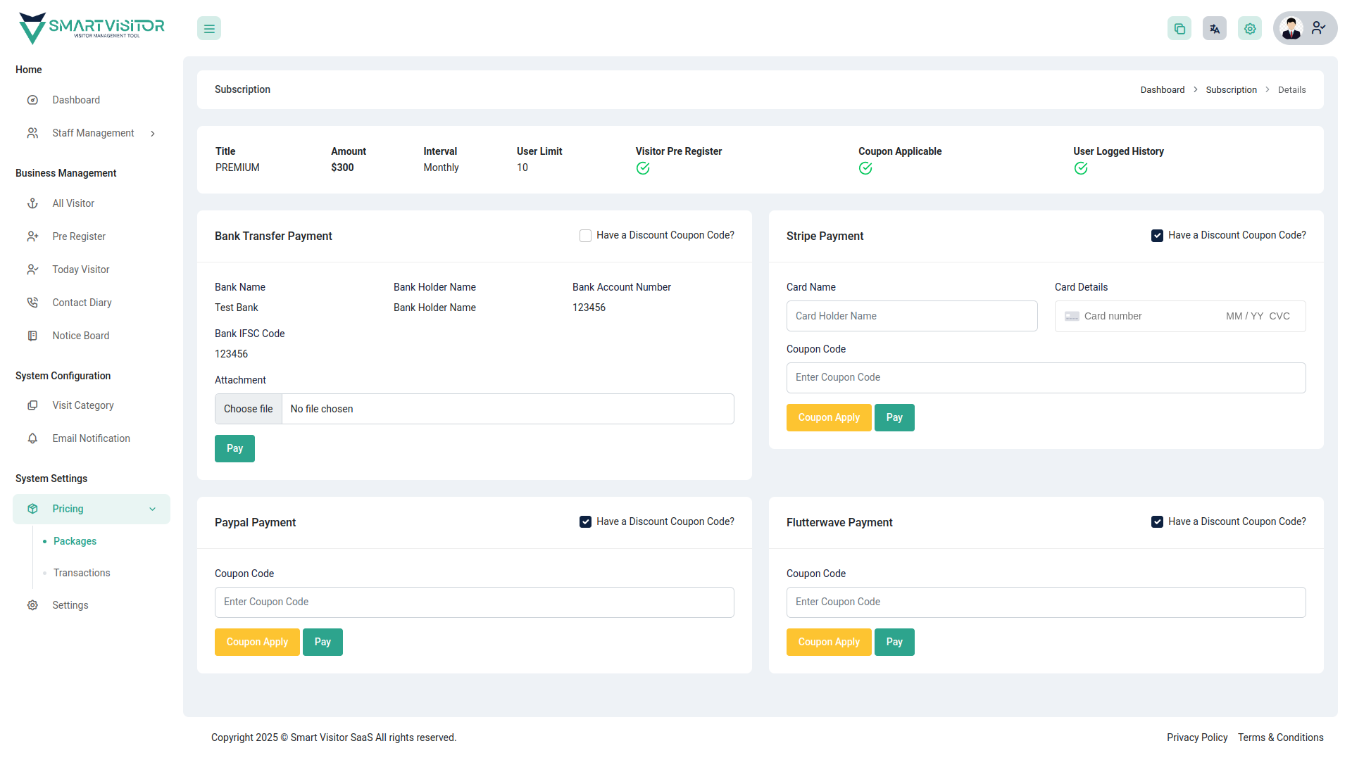 Smart Visitor SaaS - Visitor Management Tool by smartwebinfotech ...