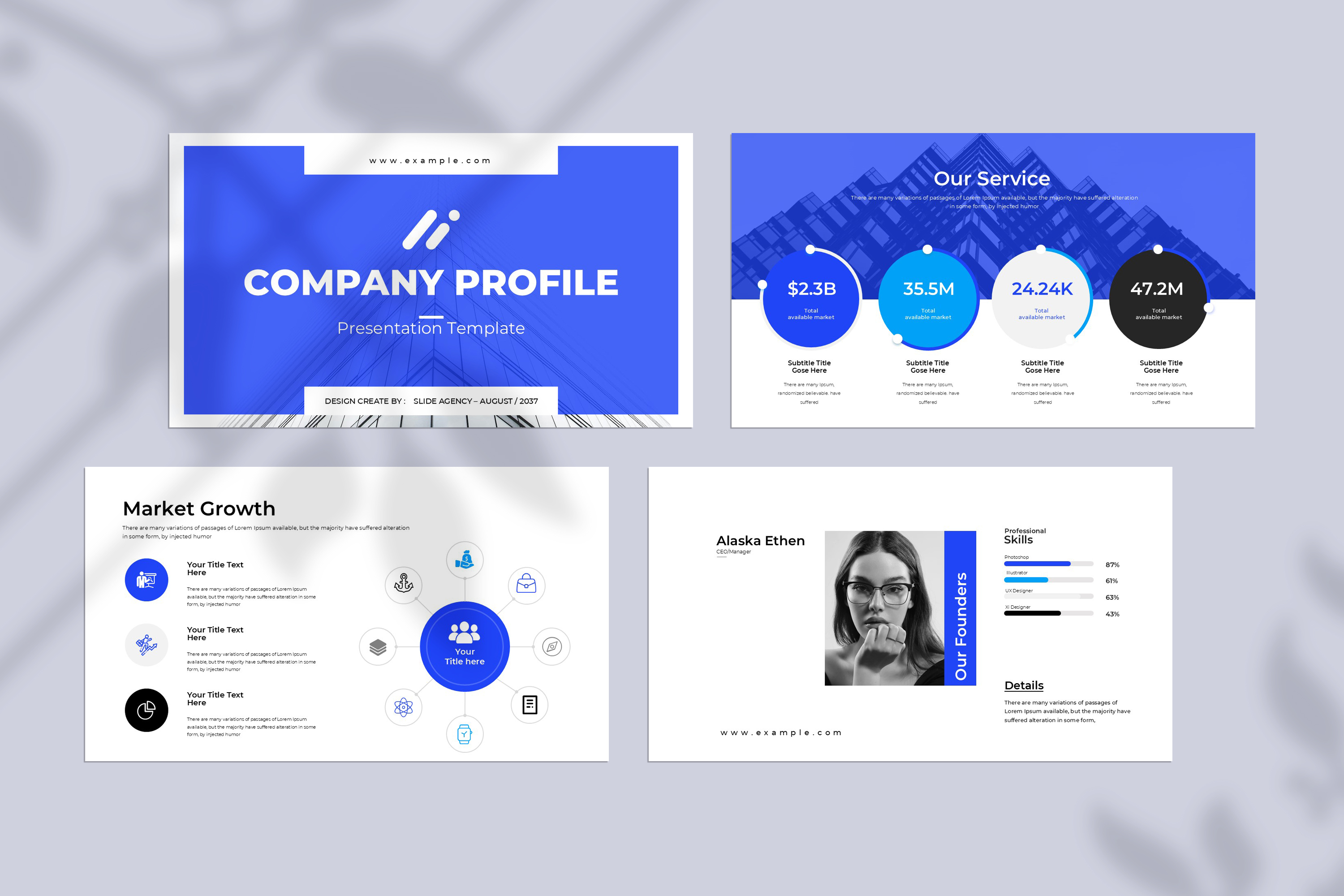 Company Profile Presentation Template, Presentation Templates ...
