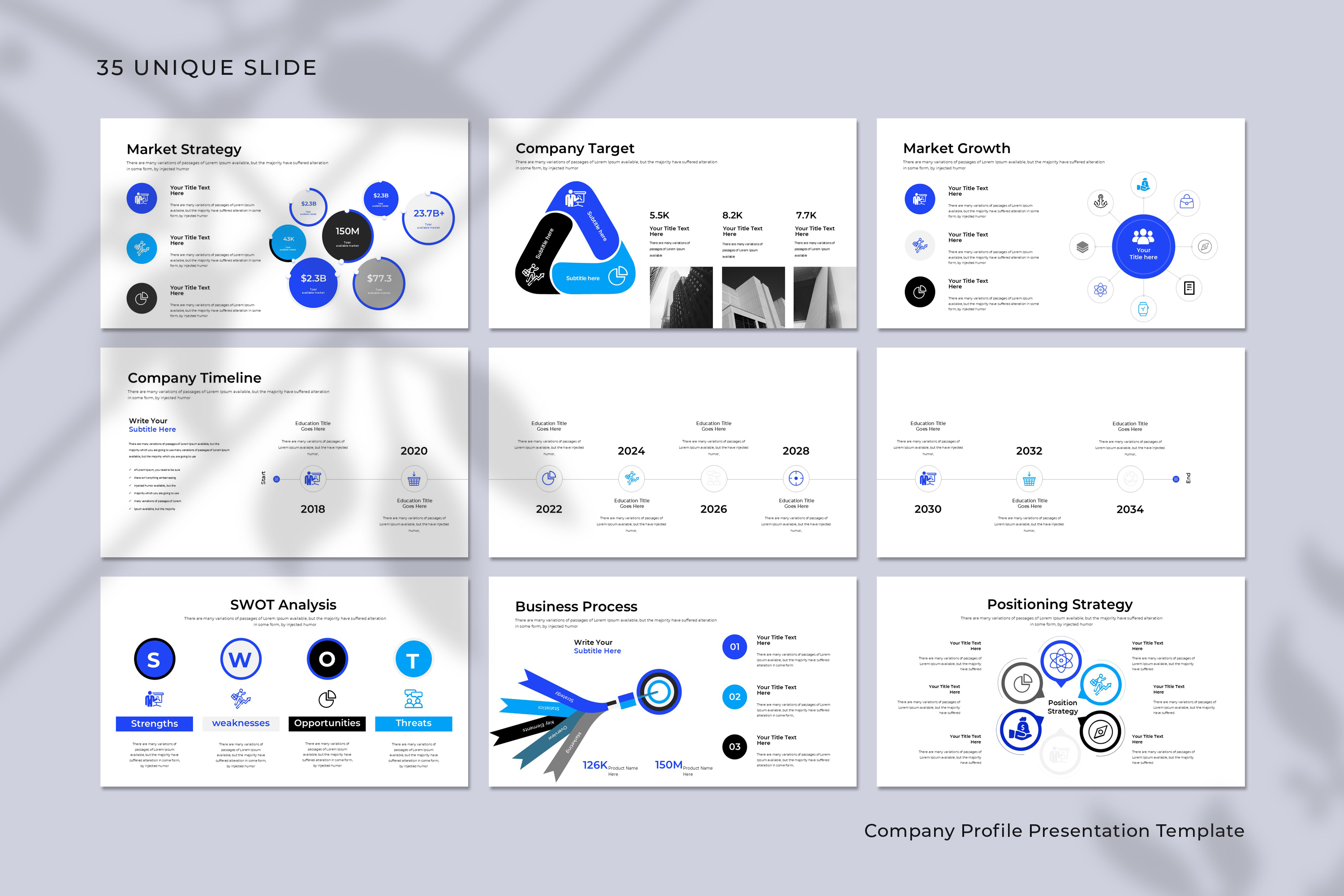 Company Profile Presentation Template, Presentation Templates ...