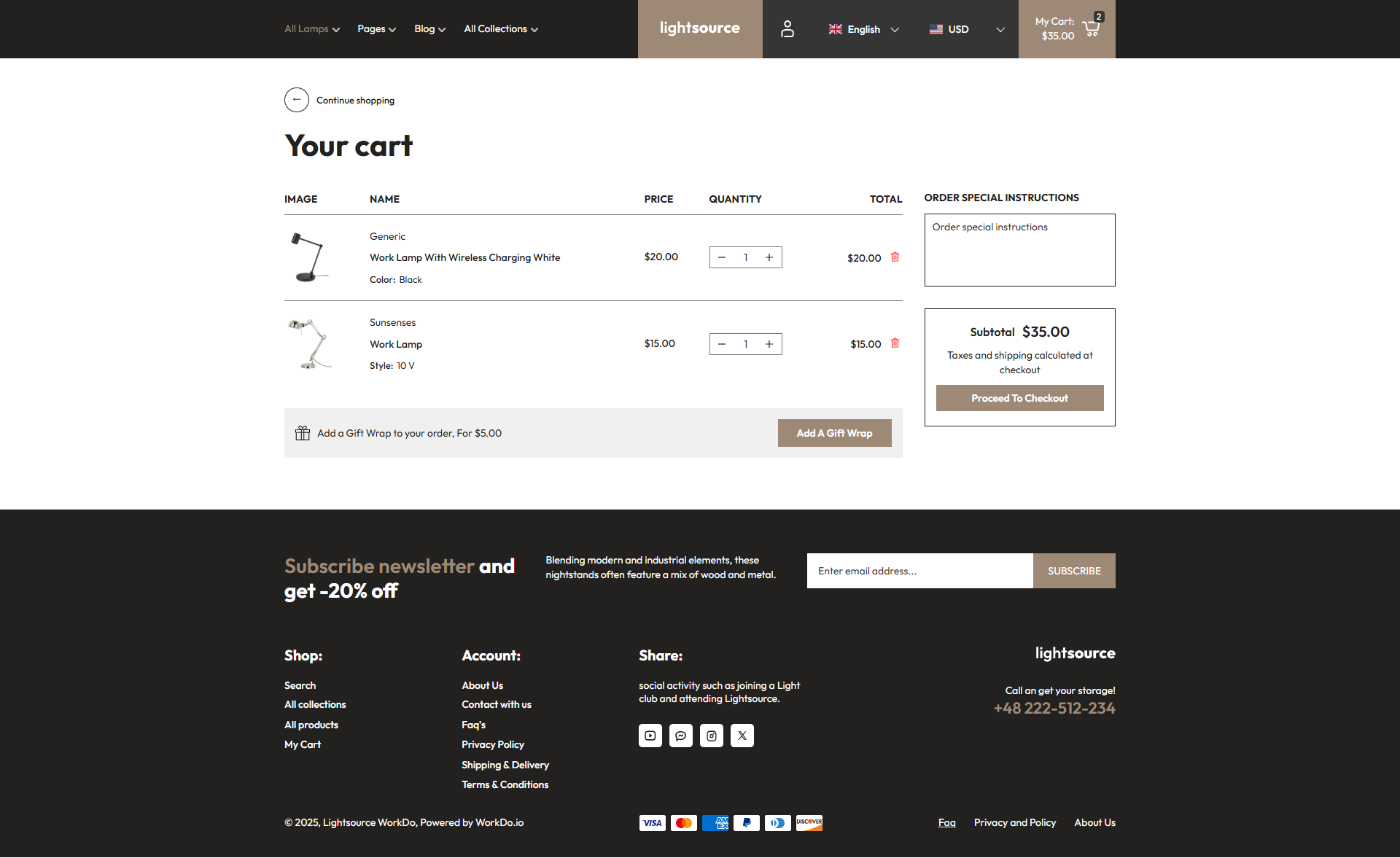 Light Source - Interior Lights Responsive Shopify OS 2.0 by WorkDo