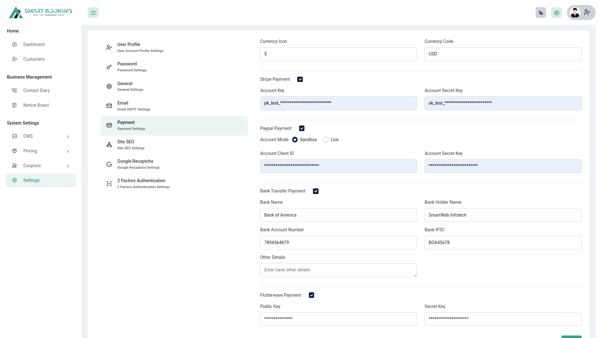 Smart Booking SaaS - Appointment Management System by smartwebinfotech