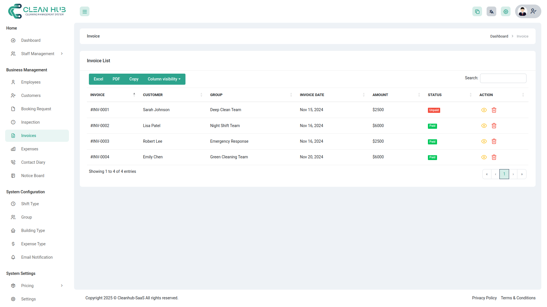 CleanHub SaaS - Cleaning Management System by smartwebinfotech | CodeCanyon
