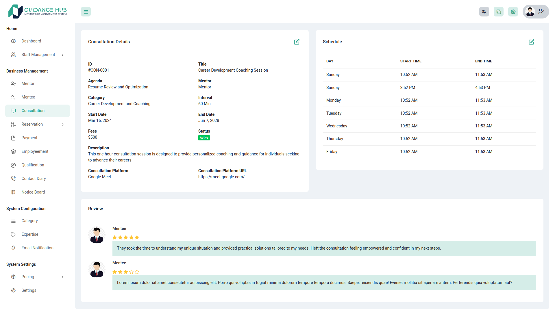 Guidance Hub SaaS - Mentorship Management System by smartwebinfotech