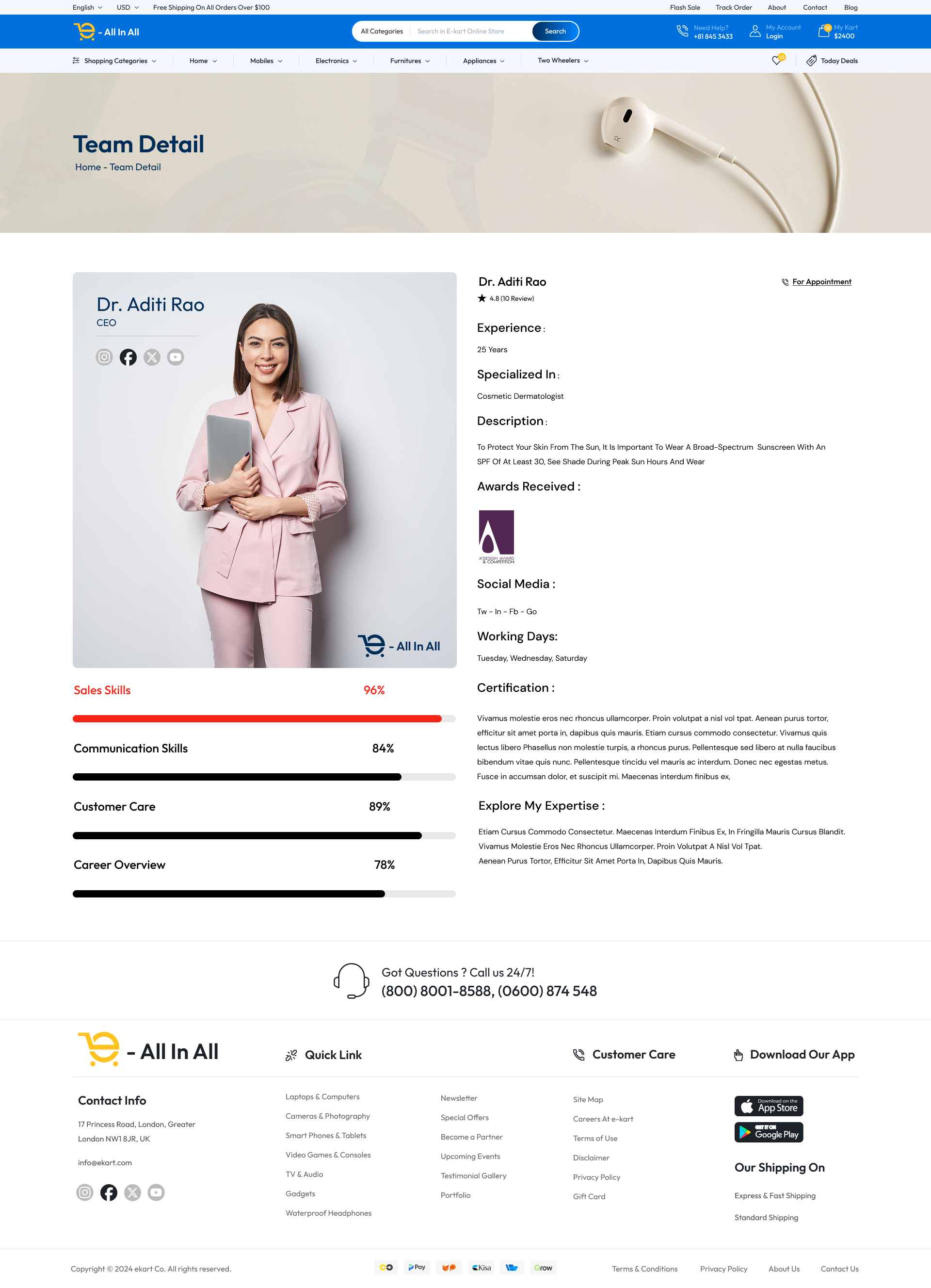 AllinAll - Electronics & Marketplace Figma Template by BuddhaThemes