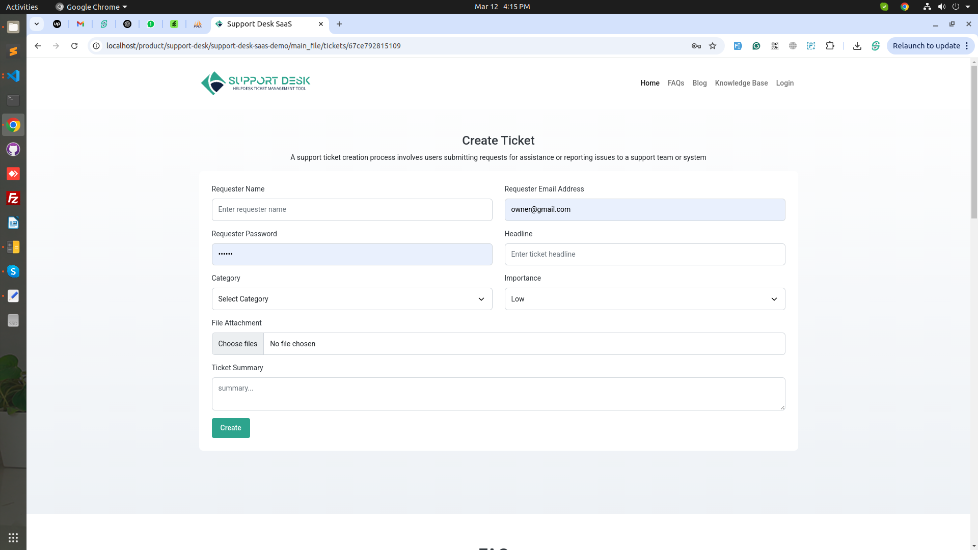 Support Desk SaaS - Helpdesk Ticket Management Tool by smartwebinfotech