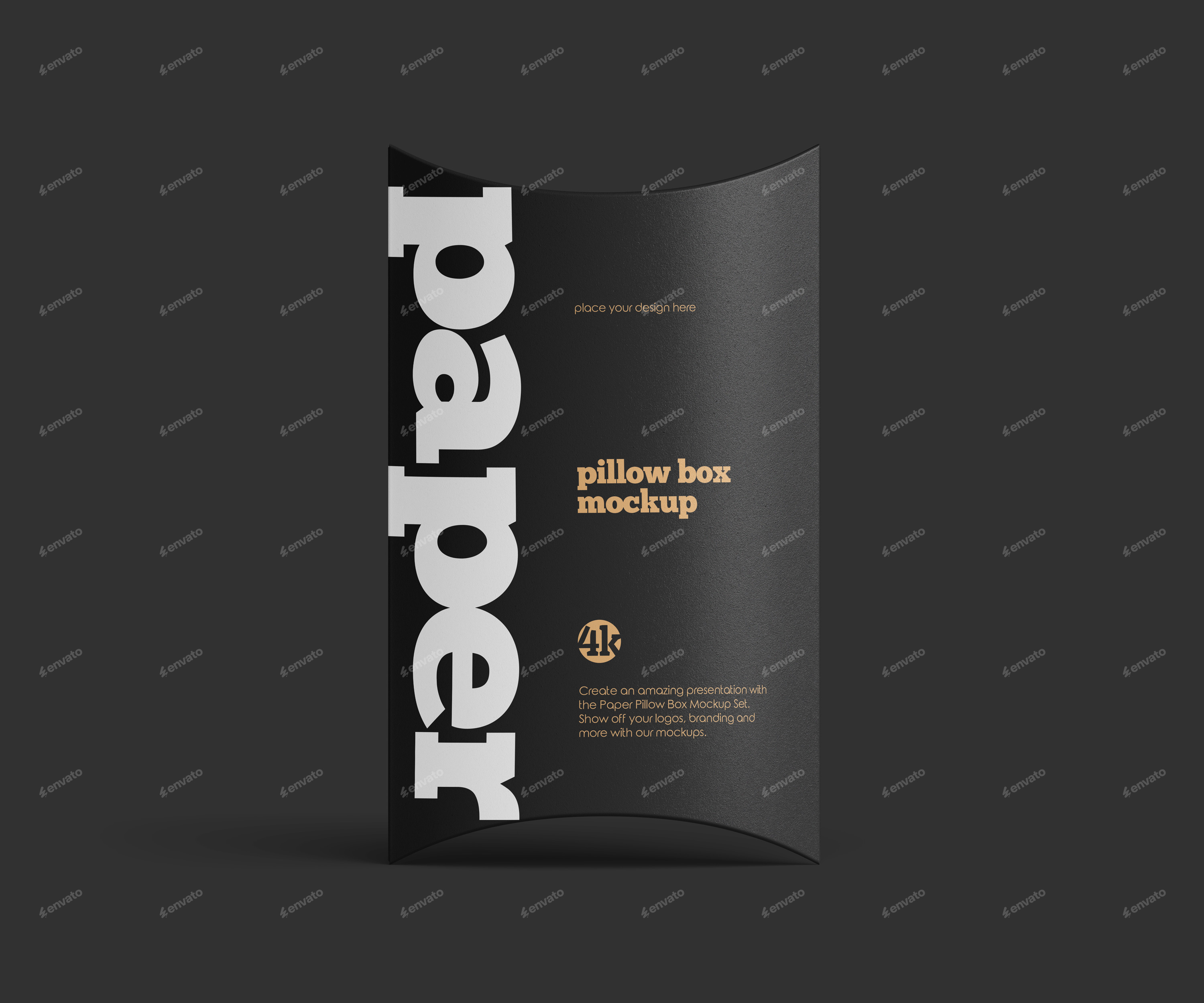 Paper Pillow Box Mockup Set, Graphics | GraphicRiver