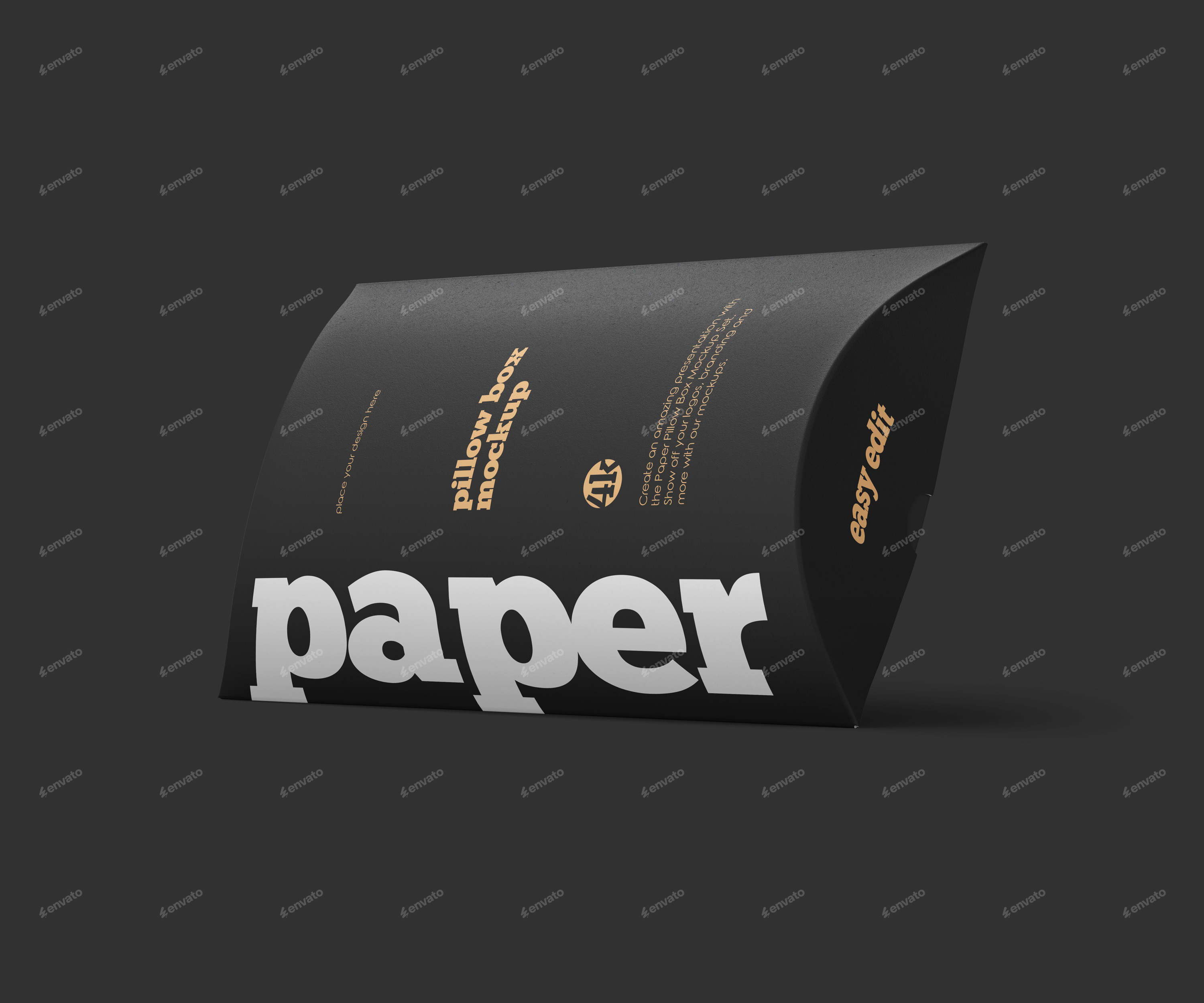Paper Pillow Box Mockup Set, Graphics | GraphicRiver