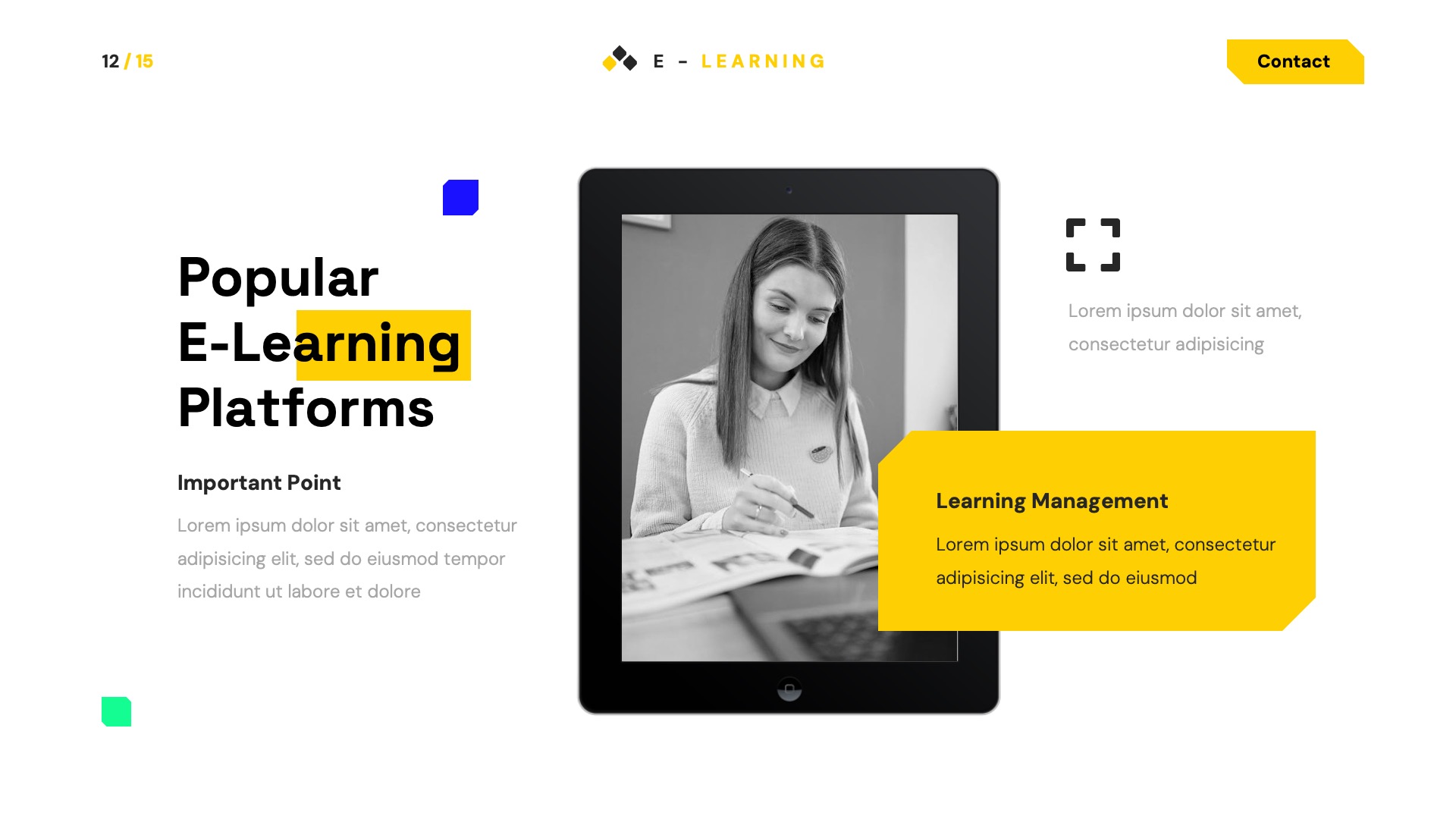E-learning Education Powerpoint Template, Presentation Templates ...