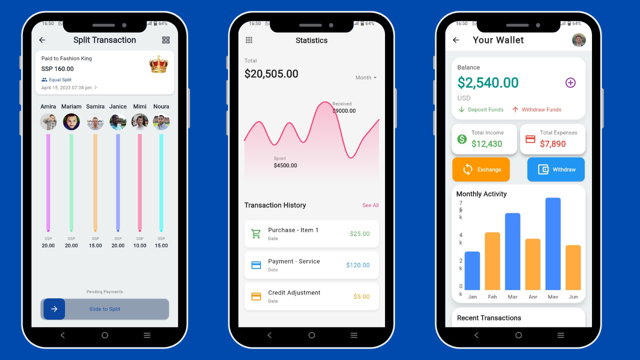 Ai-Powered Split Bill Flutter Mobile App Template | Split payment Flutter App by CodentraTech
