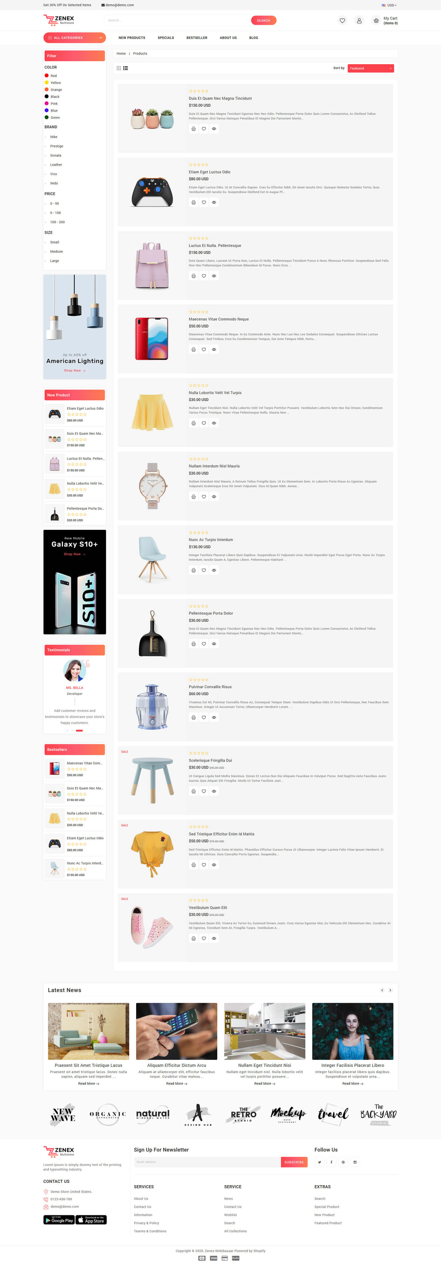 Zenex - Multipurpose E-commerce Opencart 3 Template by eptheme ...