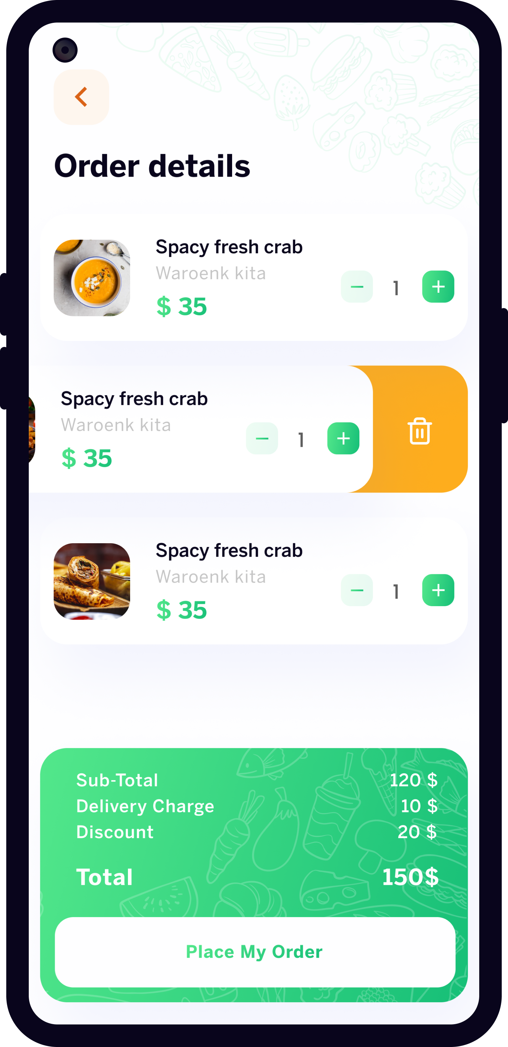 Premium Flutter UI Kit - Food Delivery App (Light + Dark) by Dream_IT ...