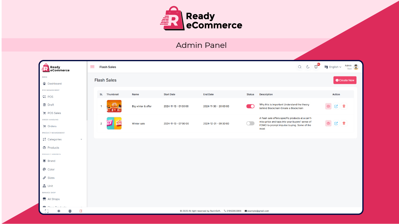Ready Ecommerce Complete Multi Vendor Ecommerce Mobile App Customer Website With Store Pos By