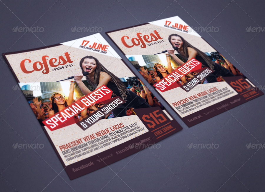 Fest Flyer/Poster, Print Templates | GraphicRiver