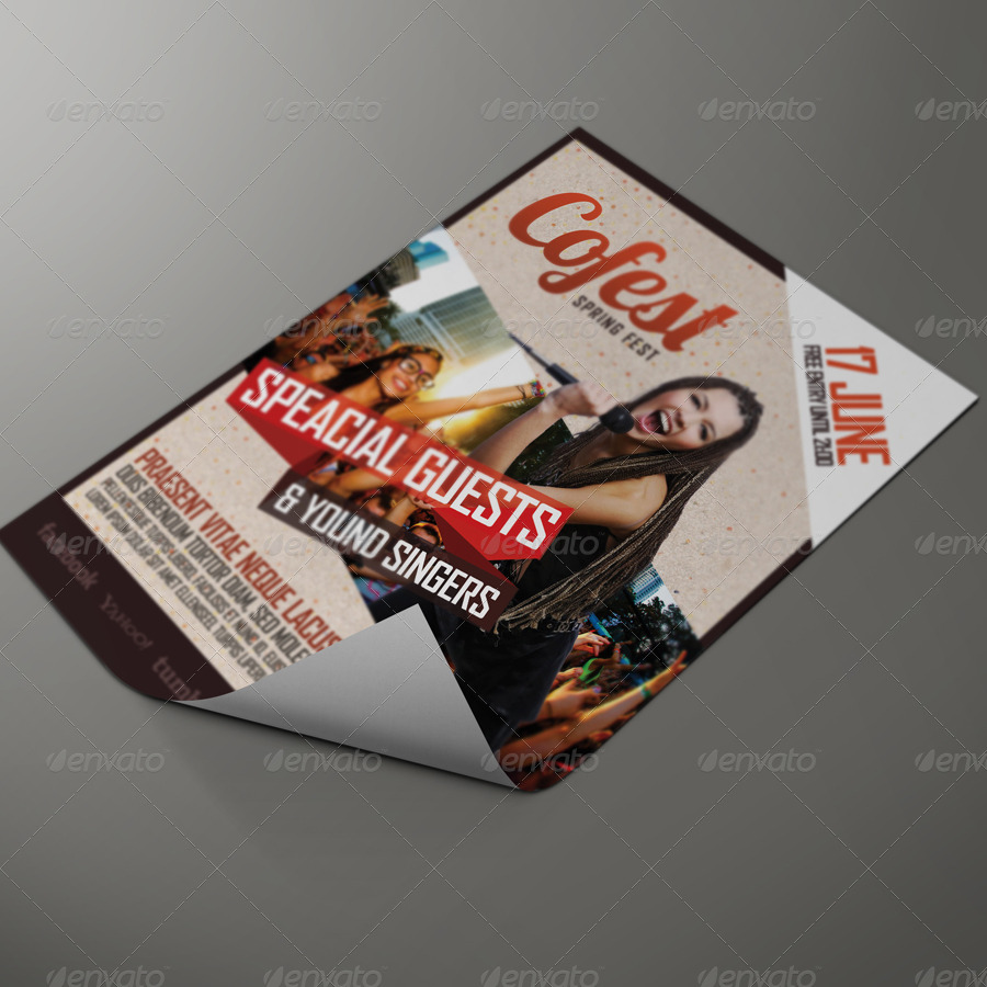 Fest Flyer/Poster, Print Templates | GraphicRiver