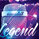 Legend Flyer + Mixtape Cover, Print Templates | GraphicRiver