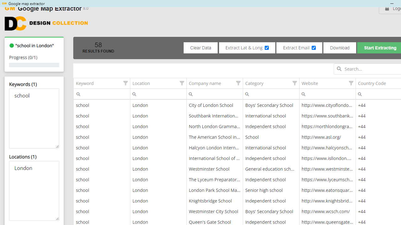 Google Maps Business Data Scraper - Chrome Extension by Designcollection