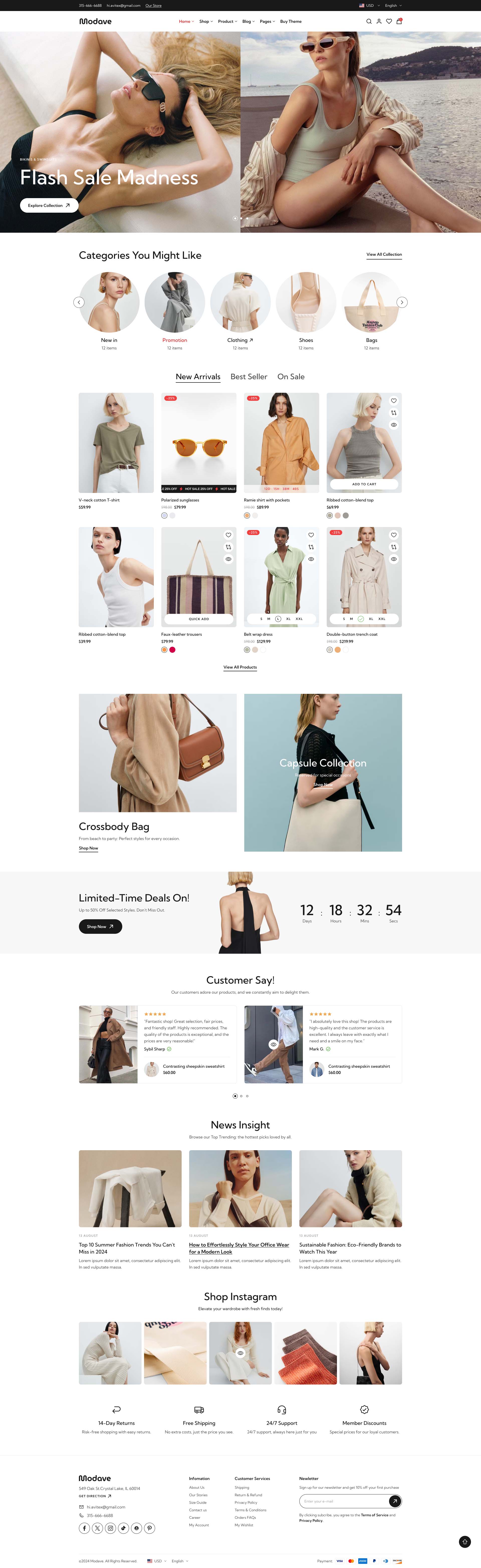 Modave - Multipurpose eCommerce Figma Template. by Avitex | ThemeForest