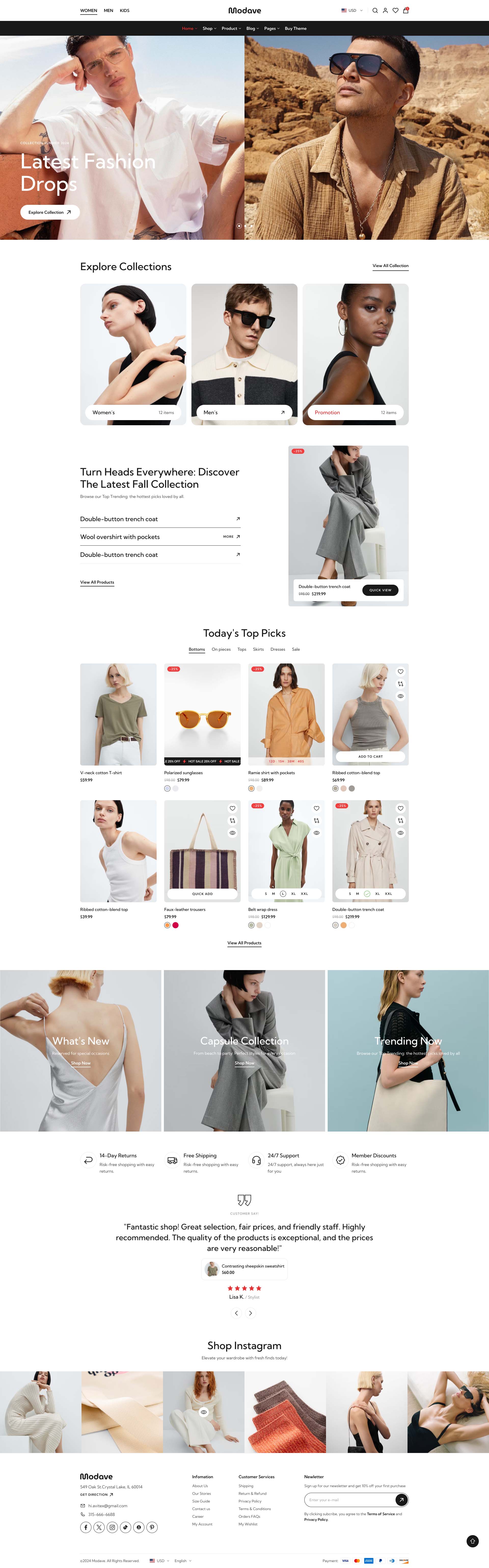 Modave - Multipurpose eCommerce Figma Template. by Avitex | ThemeForest