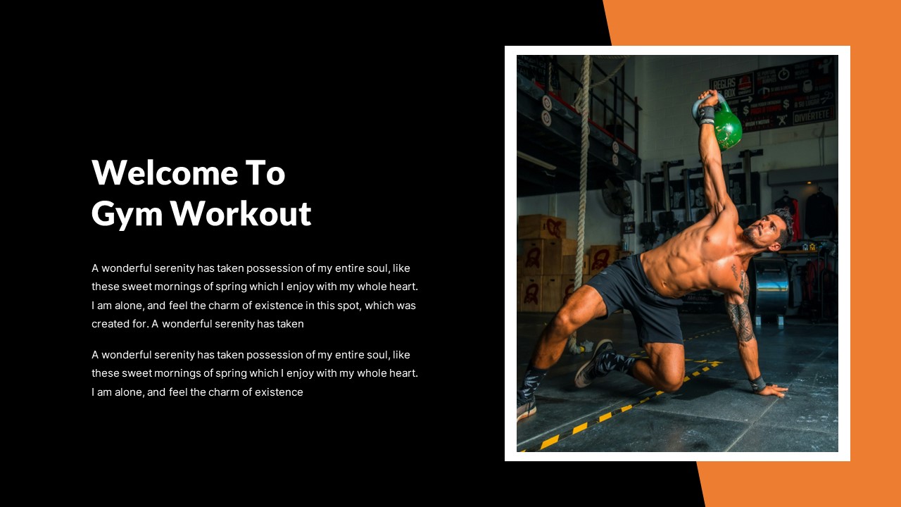Fitness - Gym Google Slides Template, Presentation Templates | GraphicRiver