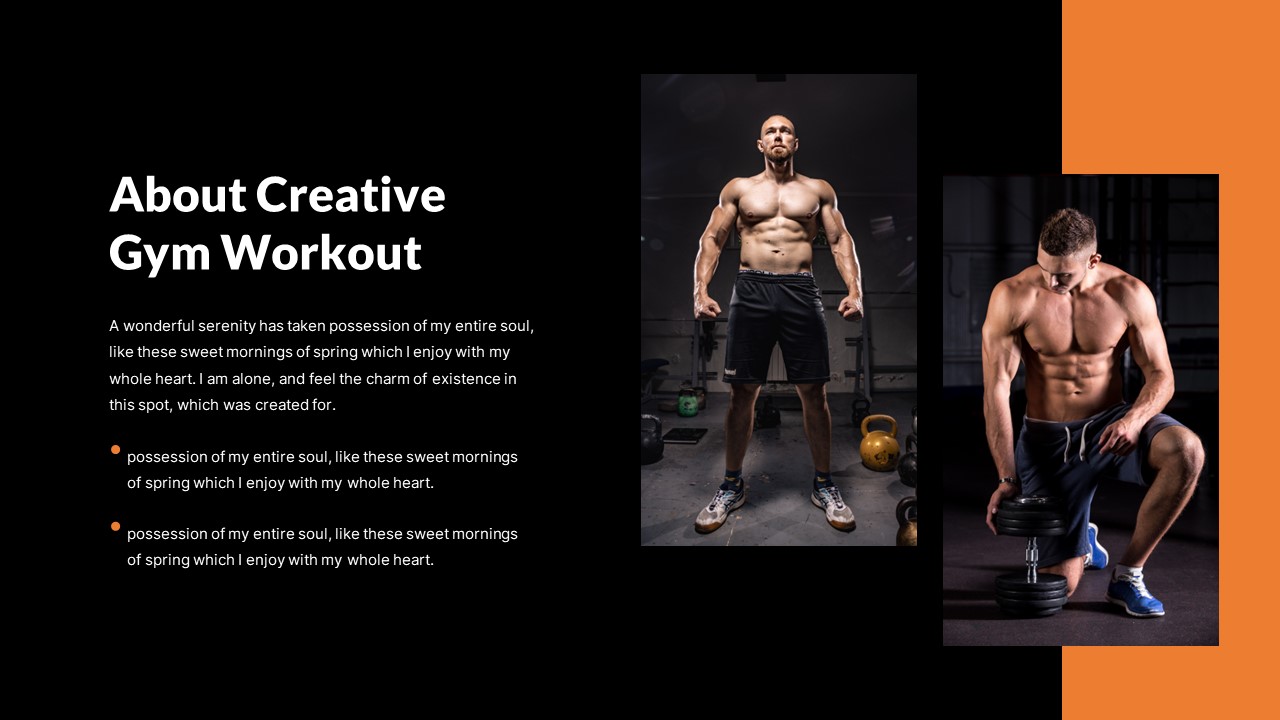 Fitness - Gym Google Slides Template, Presentation Templates | GraphicRiver