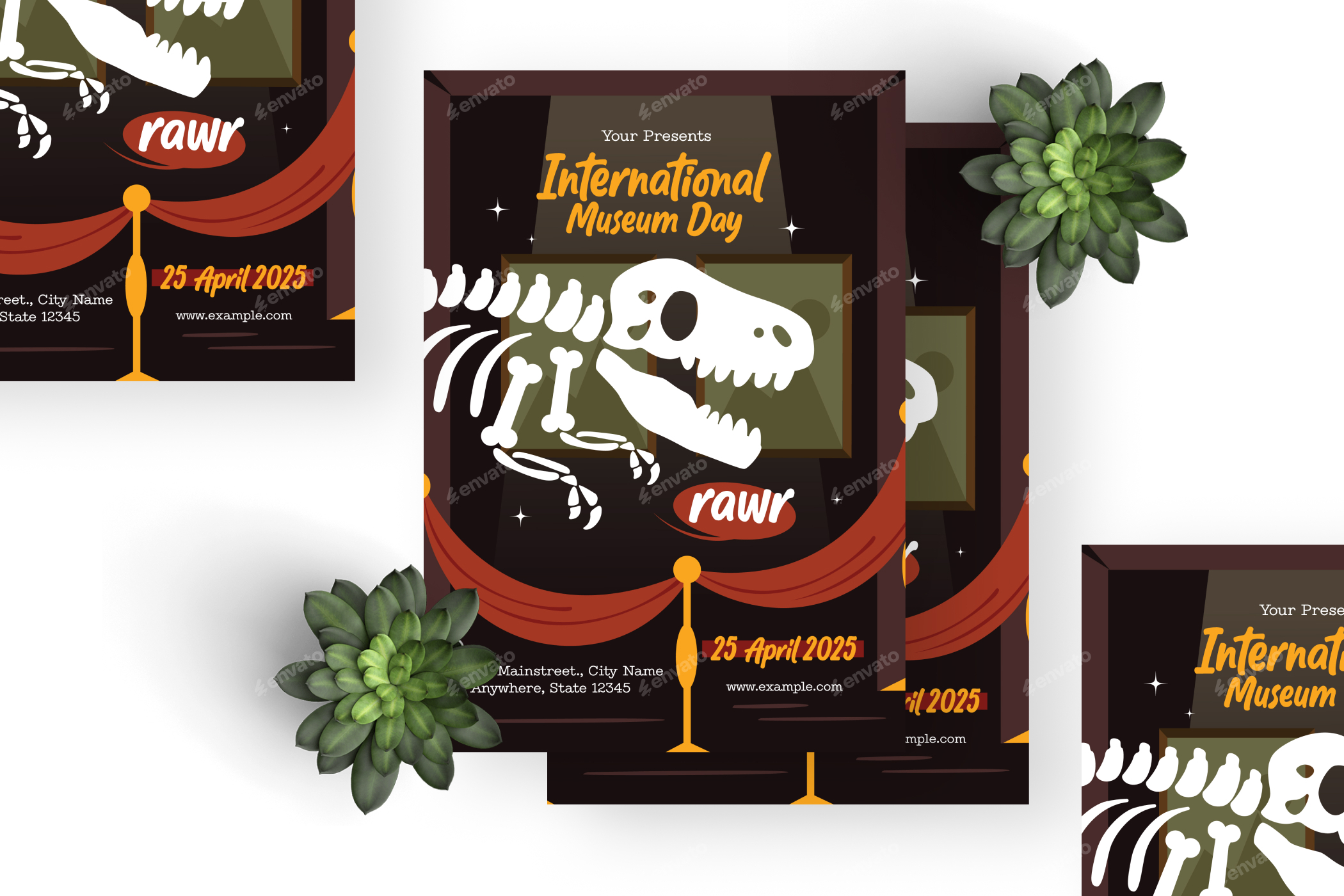 Museum Day - Flyer Set, Print Templates | GraphicRiver