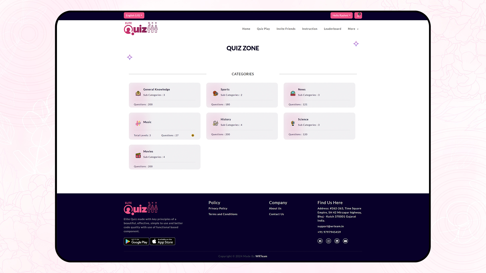 Elite Quiz - Trivia Quiz | Quiz Game - Web Version by WRTeam | CodeCanyon