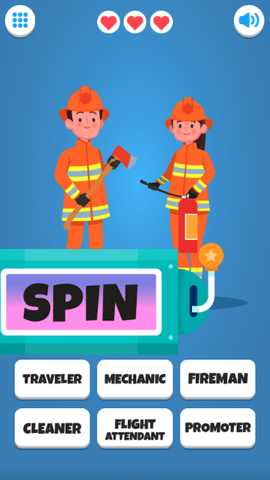 Spin To Win: Dream Jobs Slot - HTML5 Game, Construct 3 by EyeQStudio