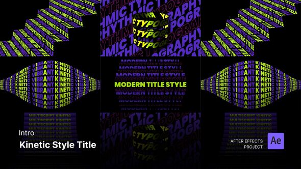 Social Media Reels - Kinetic Style Title After Effects Project Files ...