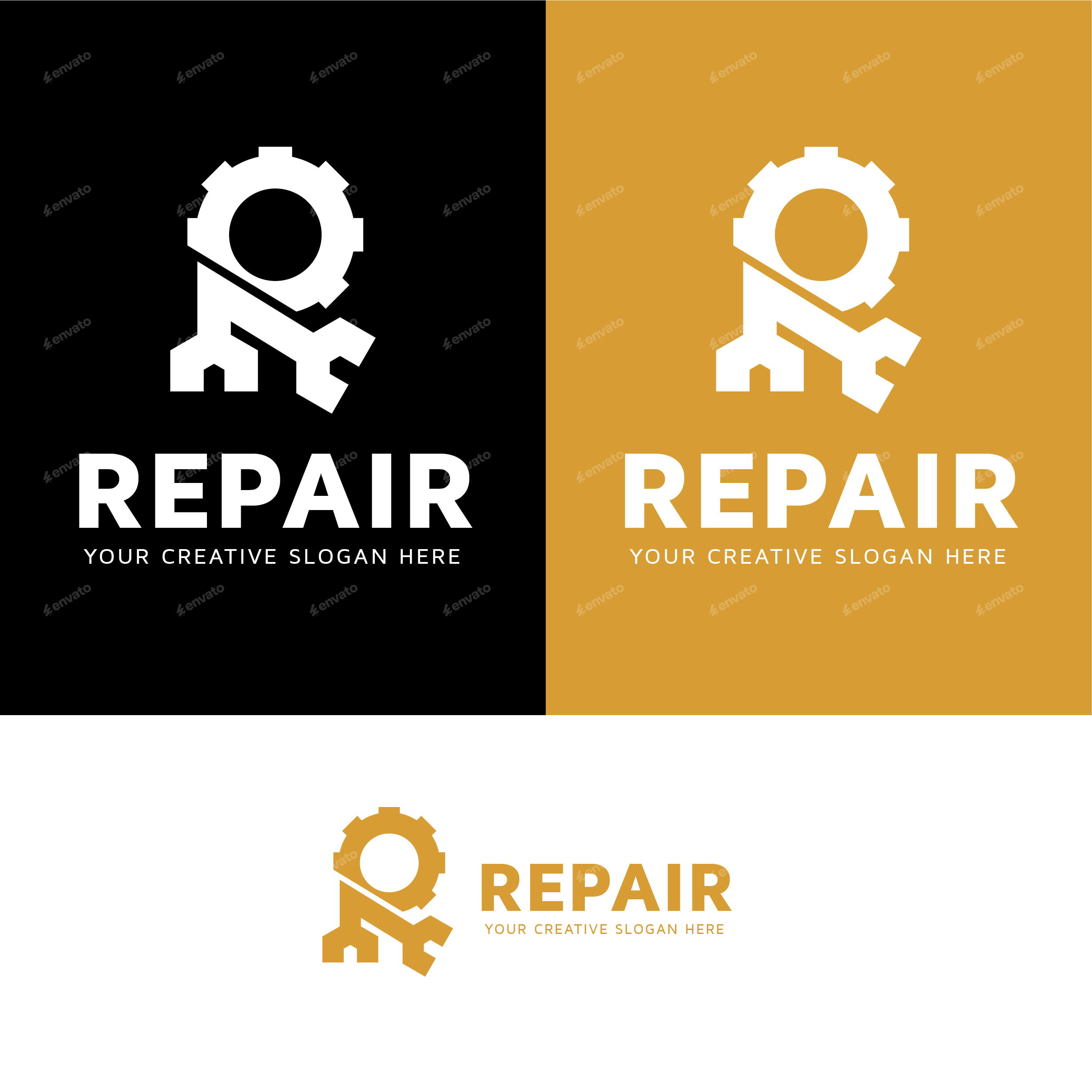 R - Repair Gear Logo, Logo Templates | GraphicRiver