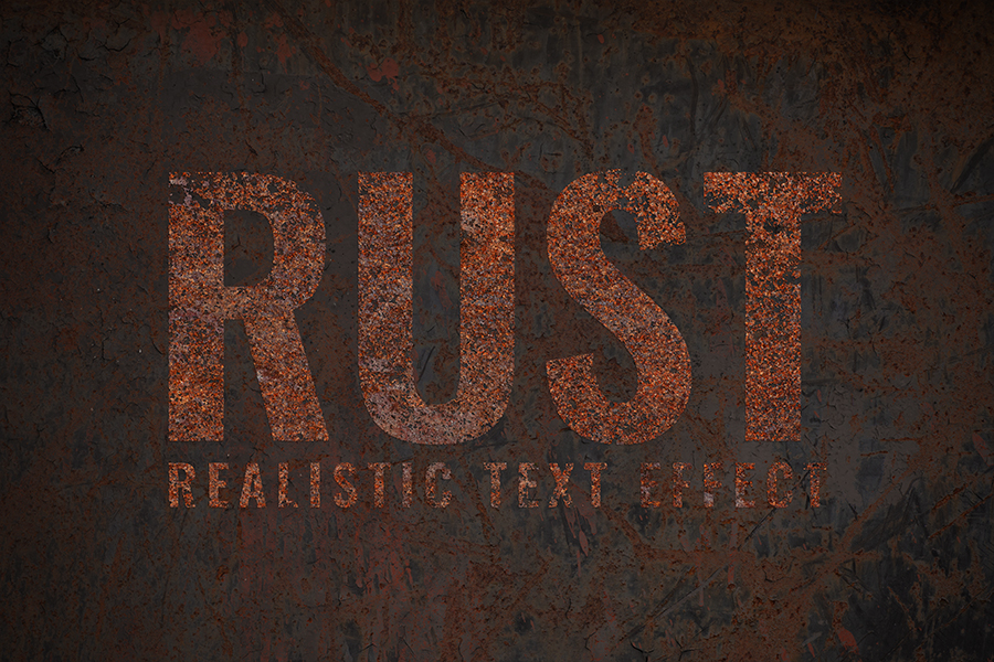 Rust Text Effect, Add-ons | GraphicRiver
