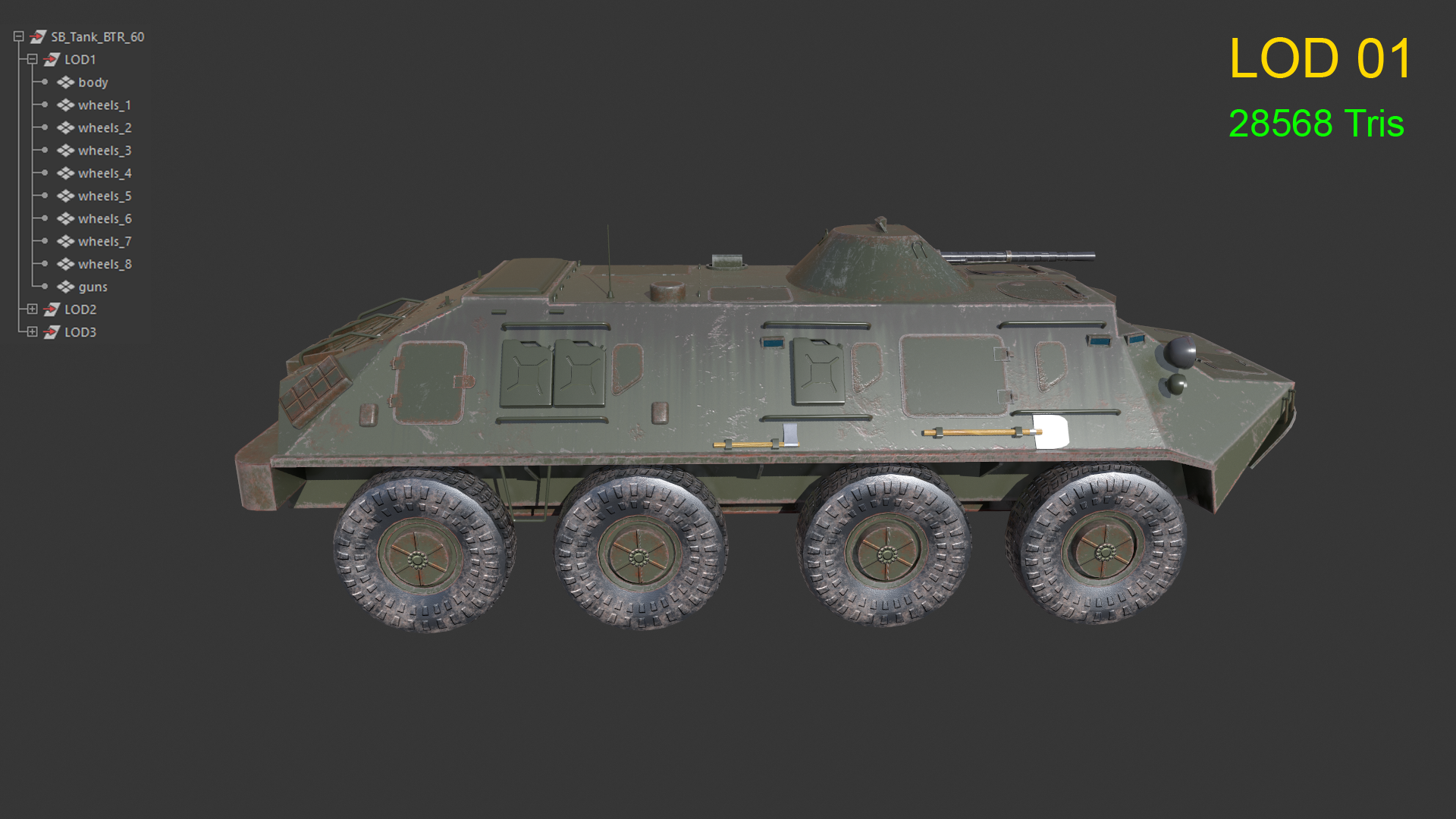 Asset - Army - Tank - BRT 60 by diepdd | 3DOcean