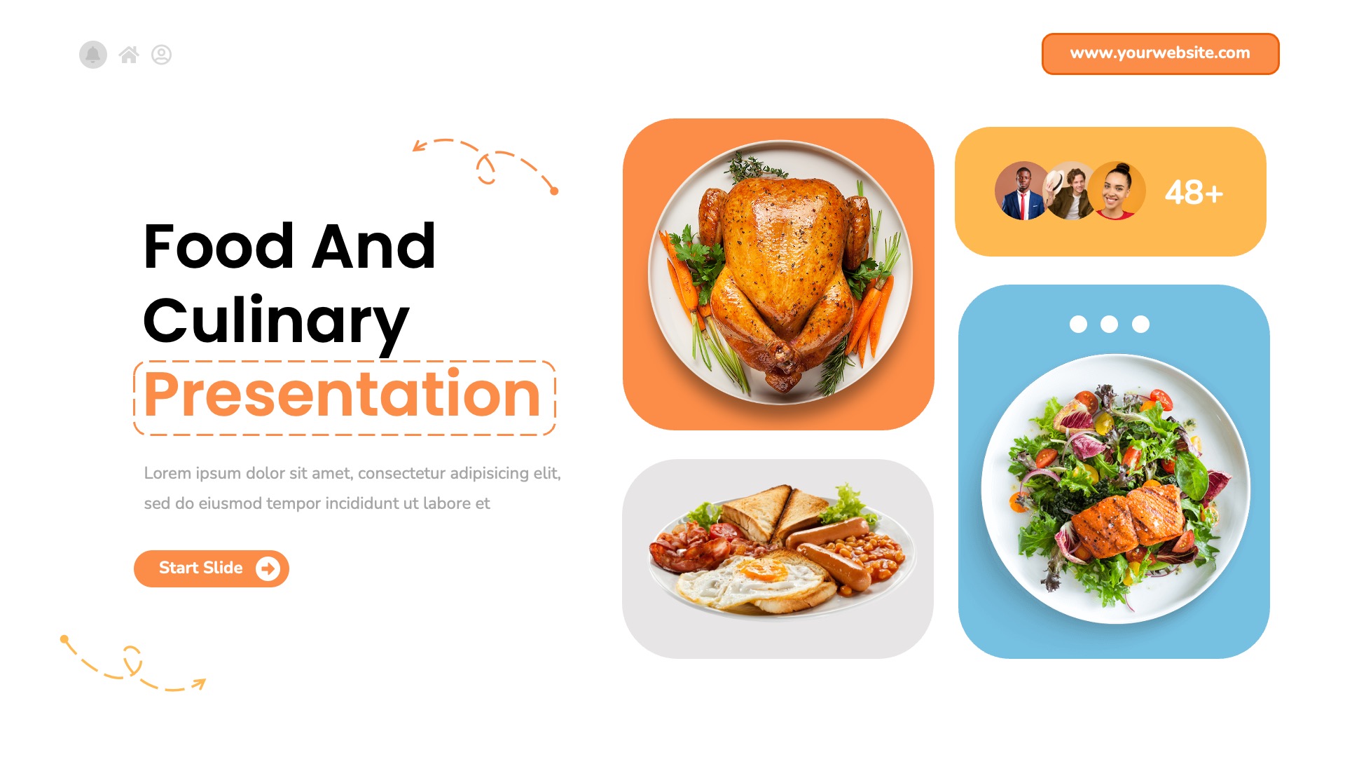 Food And Culinary Powerpoint Template, Presentation Templates ...