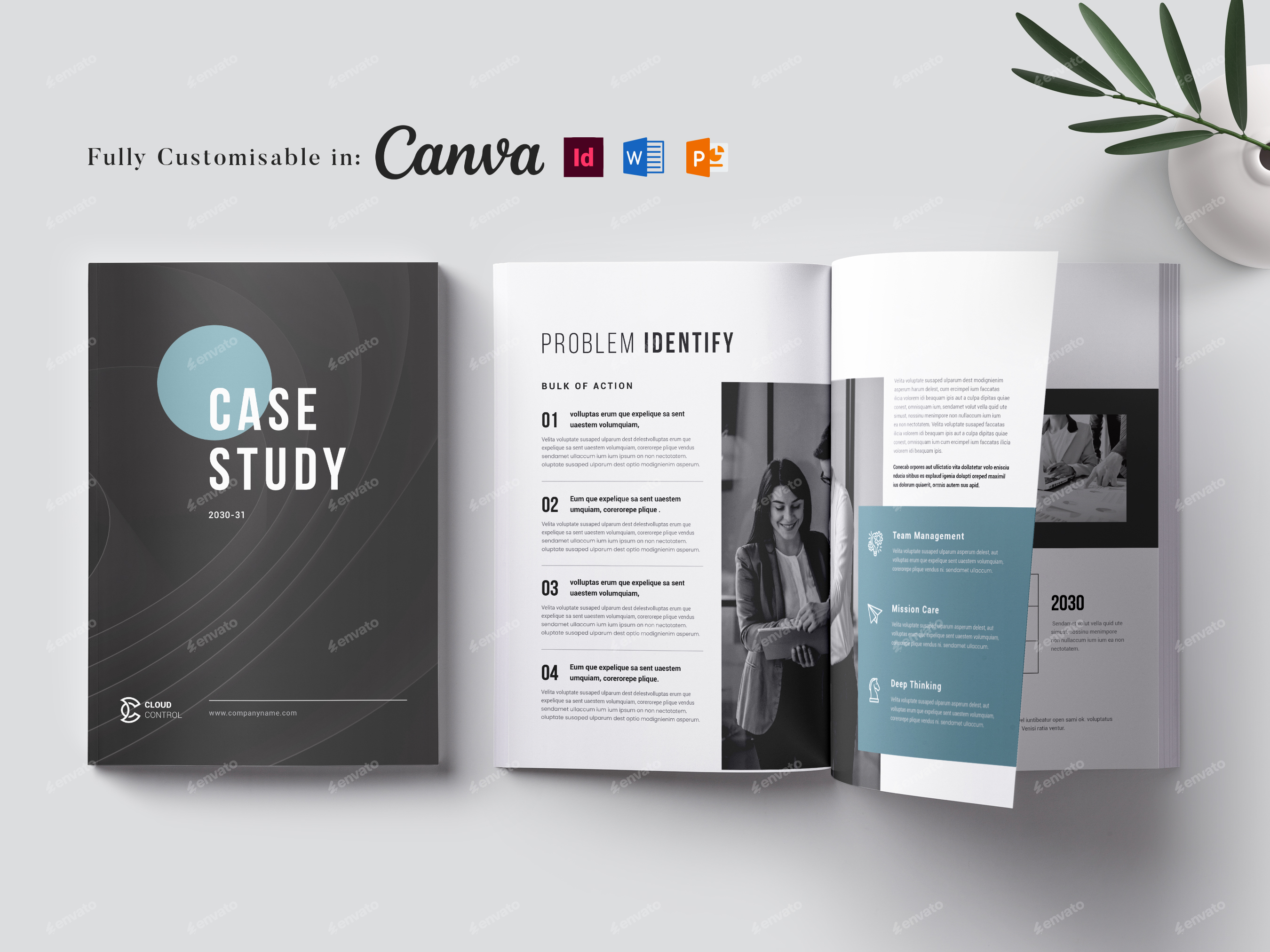 Case Study Template, Marketing Case Study, Print Templates | GraphicRiver