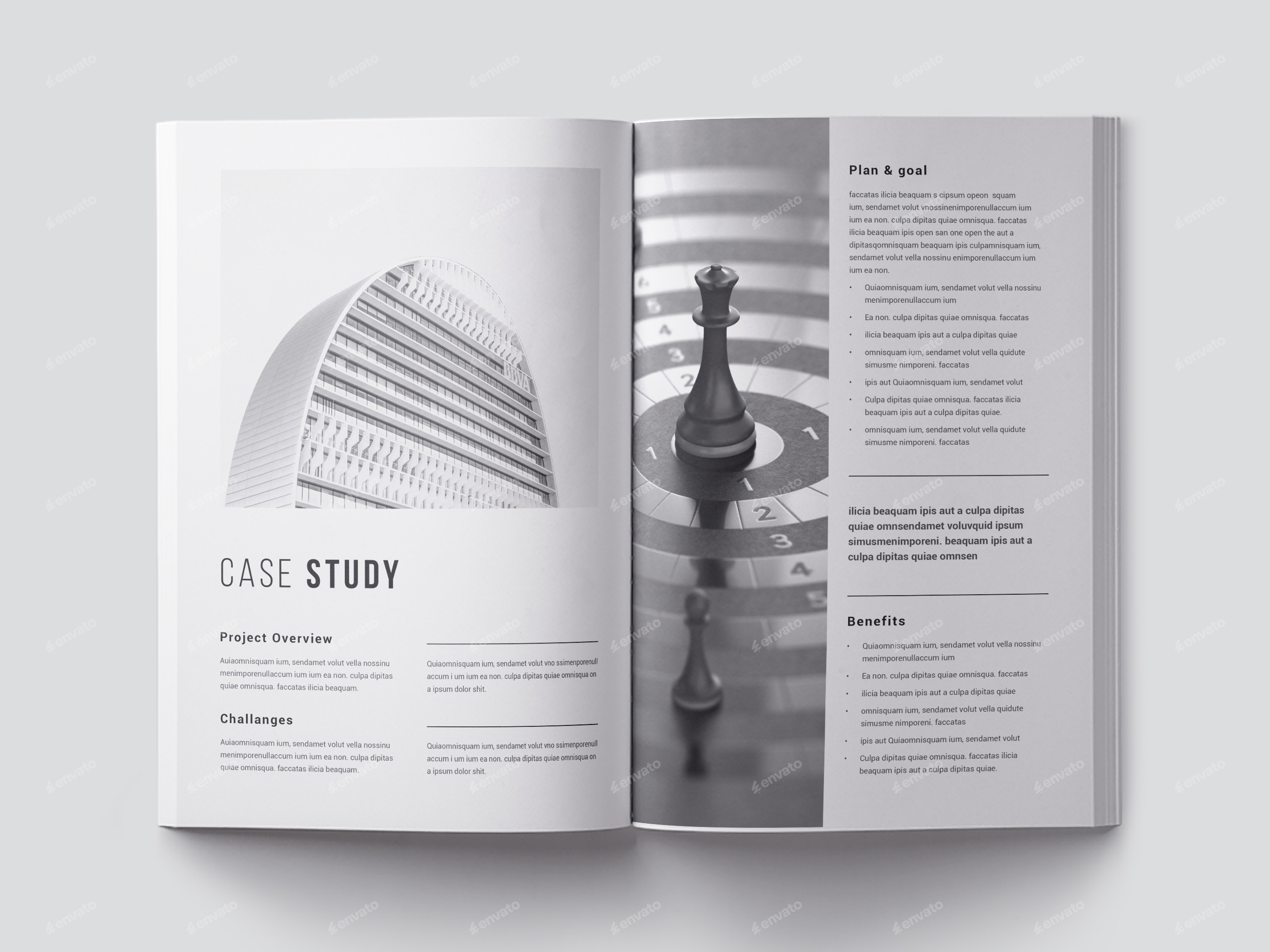 Case Study Template, Marketing Case Study, Print Templates | GraphicRiver
