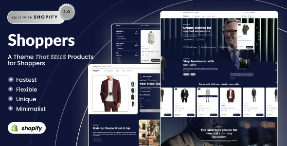 Shoppers - Blazer & Coat Fashion Shopify 2.0 Theme by WorkDo | ThemeForest