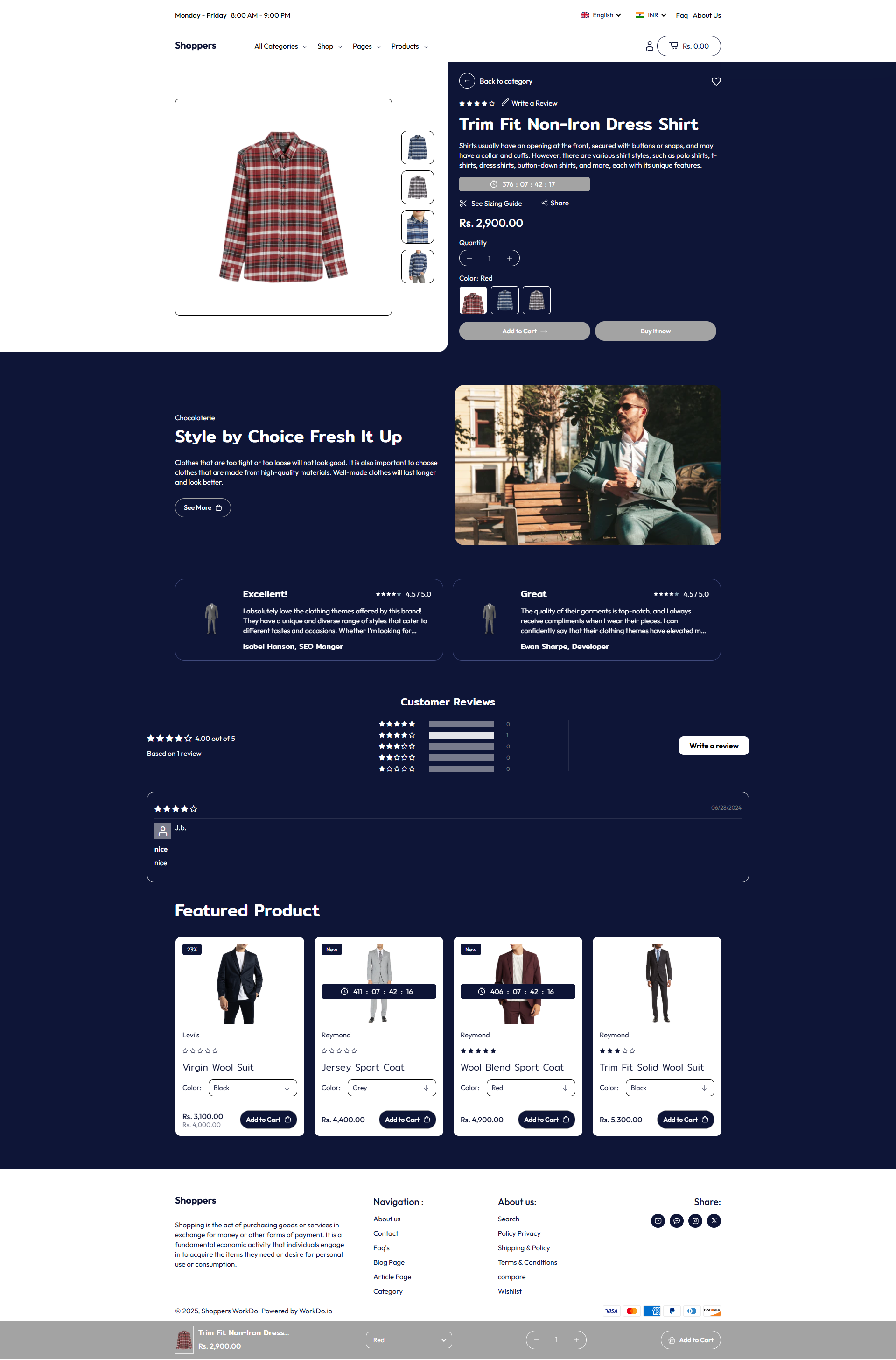 Shoppers - Blazer & Coat Fashion Shopify 2.0 Theme by WorkDo | ThemeForest