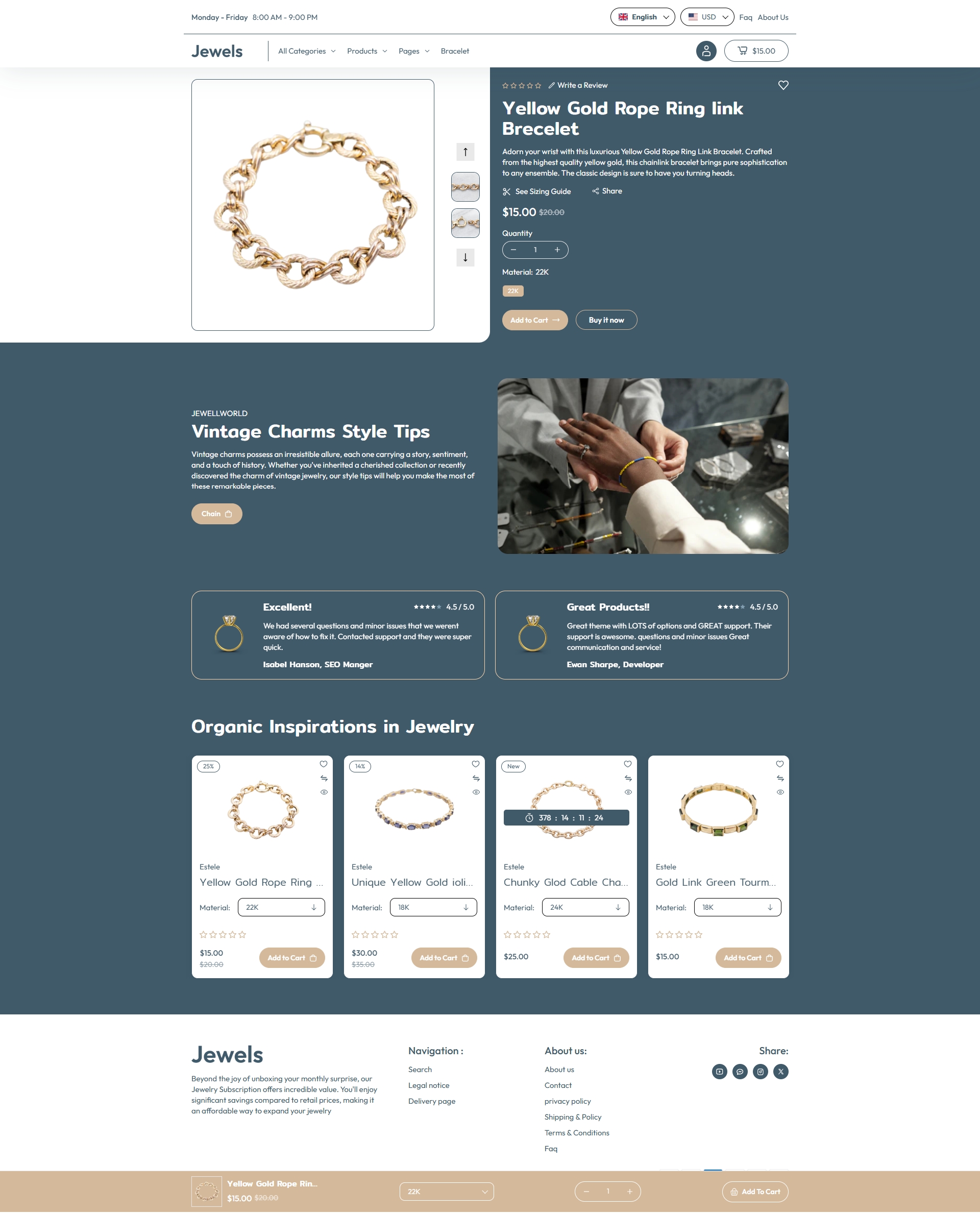 Jewels - Modern Jewelry Store Shopify 2.0 Theme by WorkDo | ThemeForest
