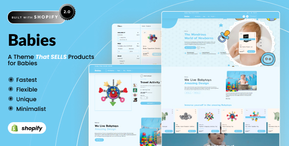 Babies - Baby Fashion eCommerce Theme by WorkDo | ThemeForest