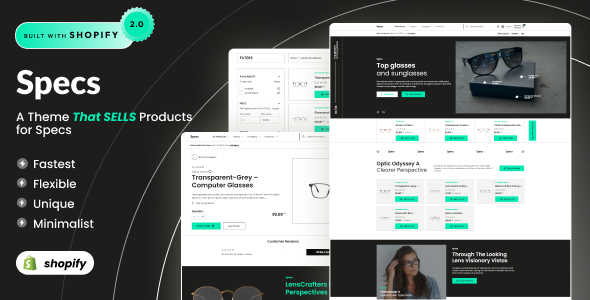 Specs - Glasses Store eCommerce Shopify os 2.0 by WorkDo | ThemeForest