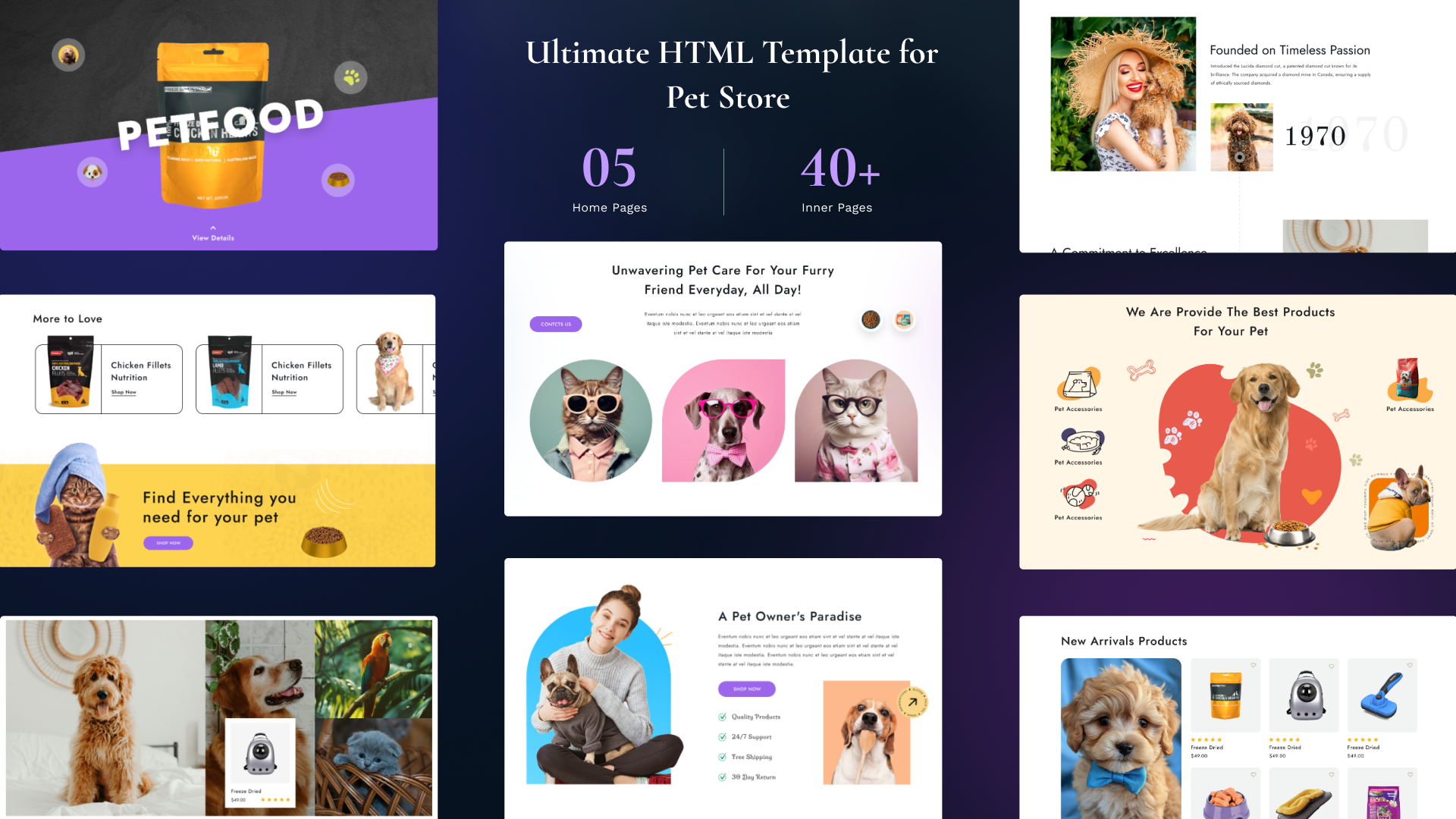 Pawly – Responsive Pet Store HTML Template by siddhiinfosoft | ThemeForest