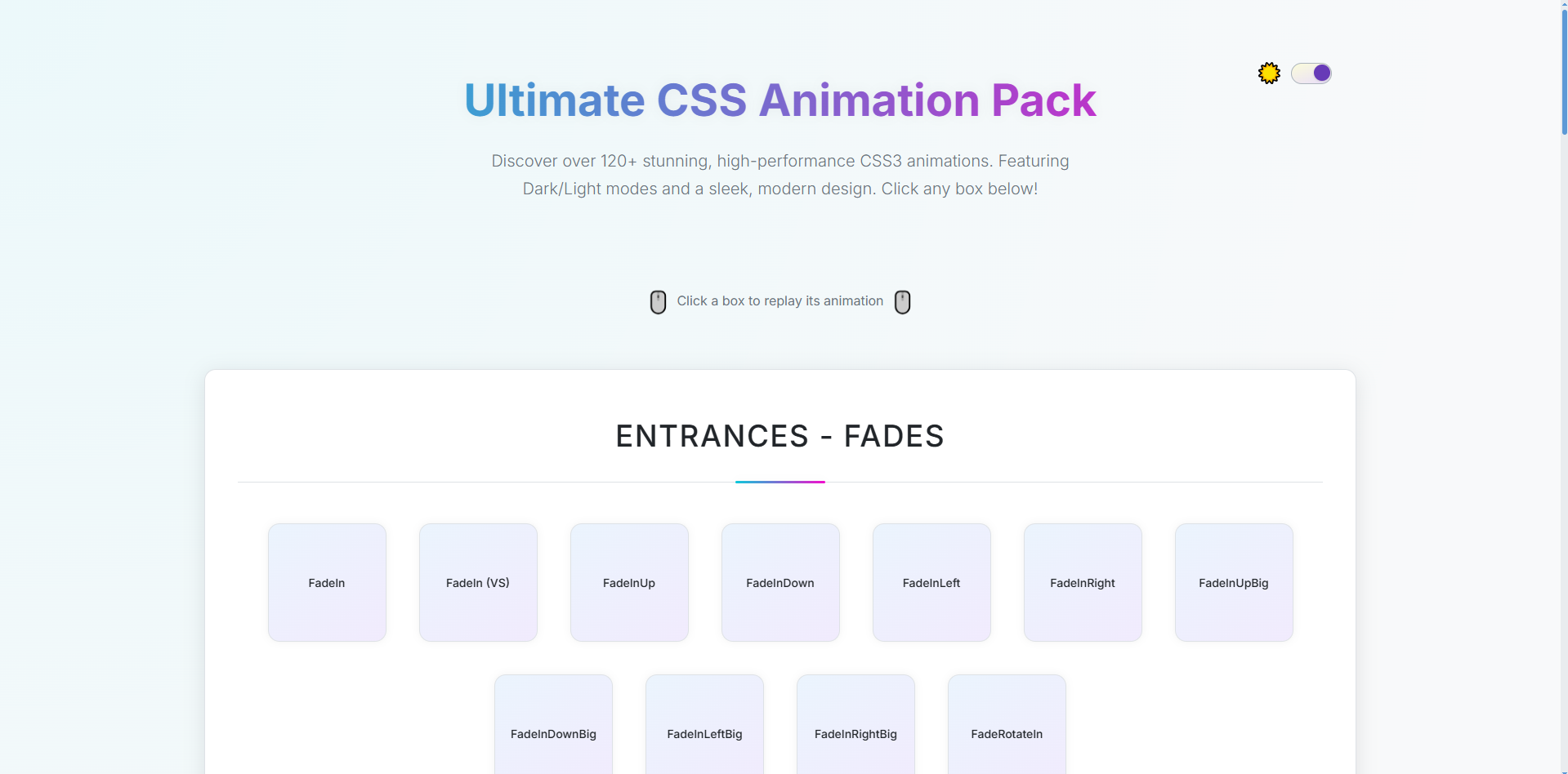 Animotion – Lightweight CSS Animation Library (70+ Effects) | Modern Animate.css Alternative ...