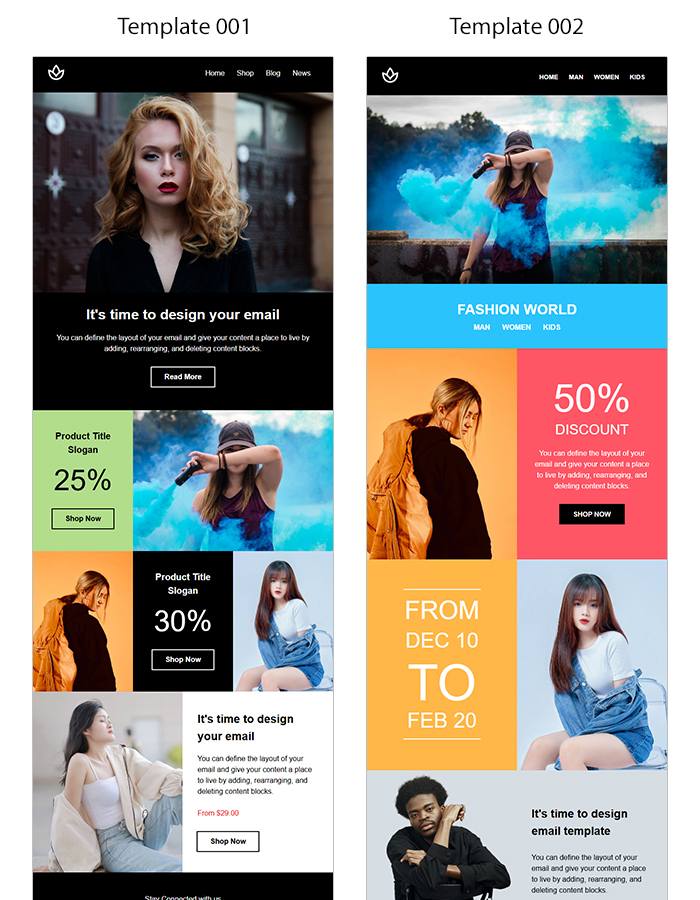 Mailchimp Email Template Bundle by QuickArtisan | CodeCanyon