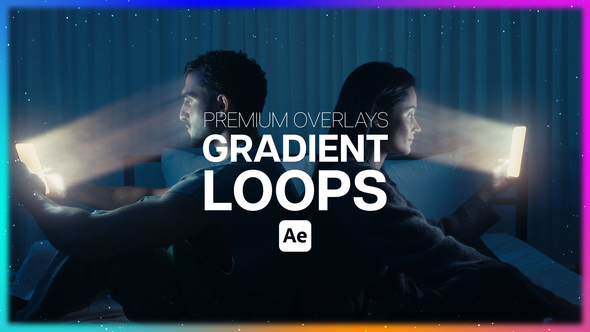 Premium Overlays Gradient Loops, After Effects Project Files | VideoHive