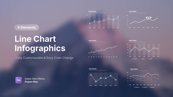 Line Graph Infographics, After Effects Project Files | VideoHive