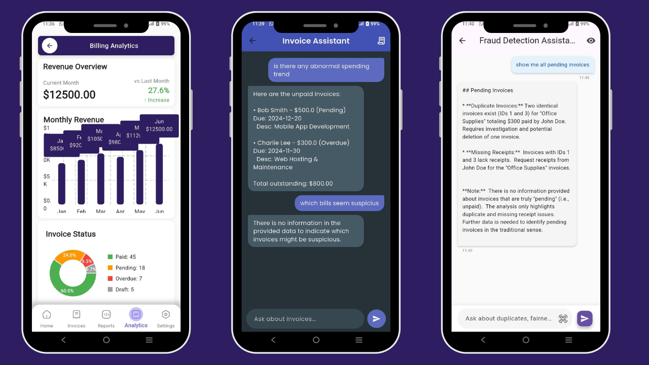 AI-Powered Invoice & Billing Management Flutter Template | Invoice ...