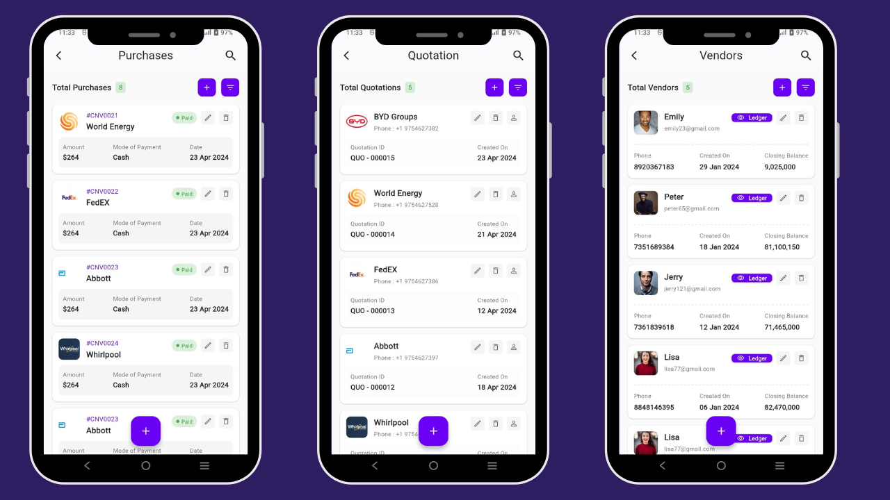 AI-Powered Invoice & Billing Management Flutter Template | Invoice Generator App by CodentraTech