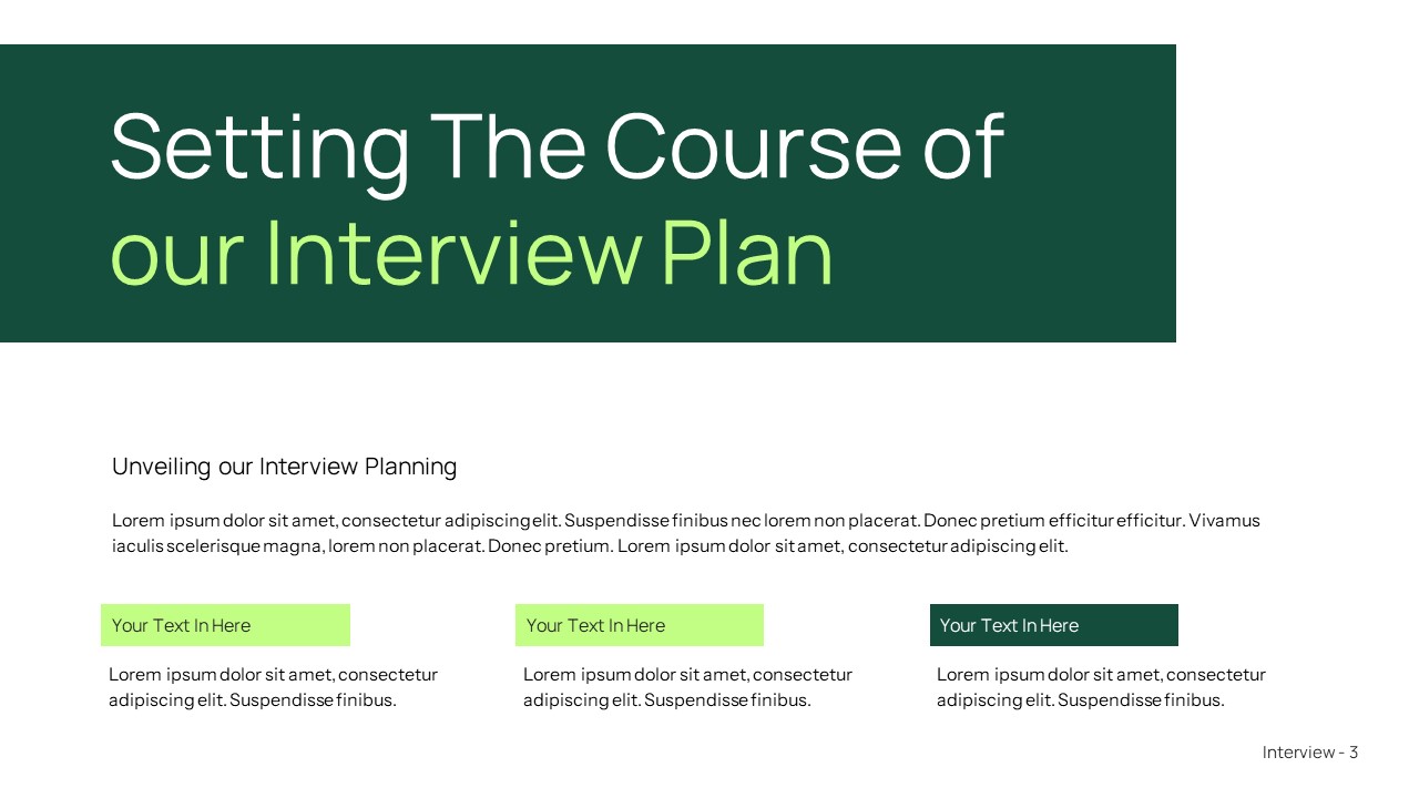 Interview PowerPoint Presentation Template, Presentation Templates