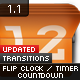 Flip Clock / Countdown Timer - Transitions, Web Elements | GraphicRiver